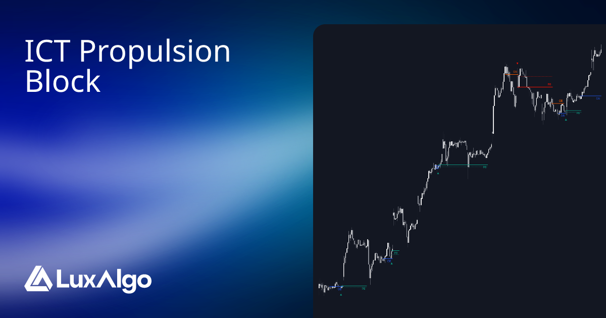 ICT Propulsion Block | Trading Indicator | LuxAlgo