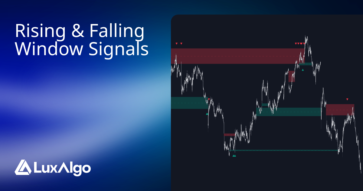 Rising & Falling Window Signals | Trading Indicator | LuxAlgo