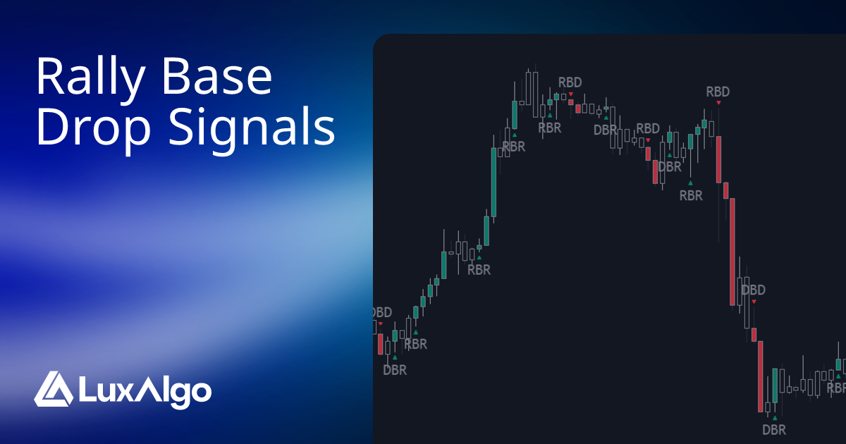 Rally Base Drop Signals | Trading Indicator | LuxAlgo