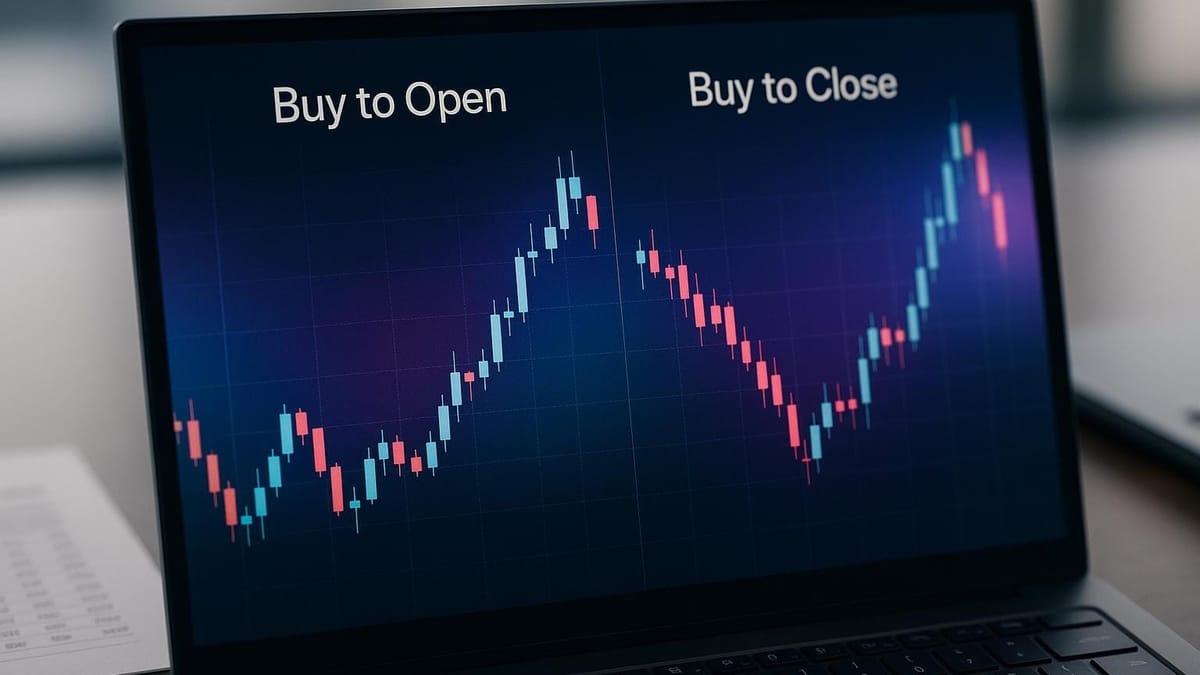 Buy to Open vs Close — Avoid Option Order Errors