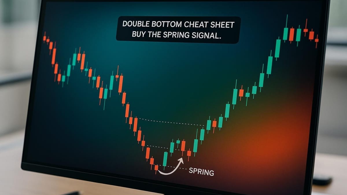 Double-Bottom Cheat Sheet: Buy the Spring Signal